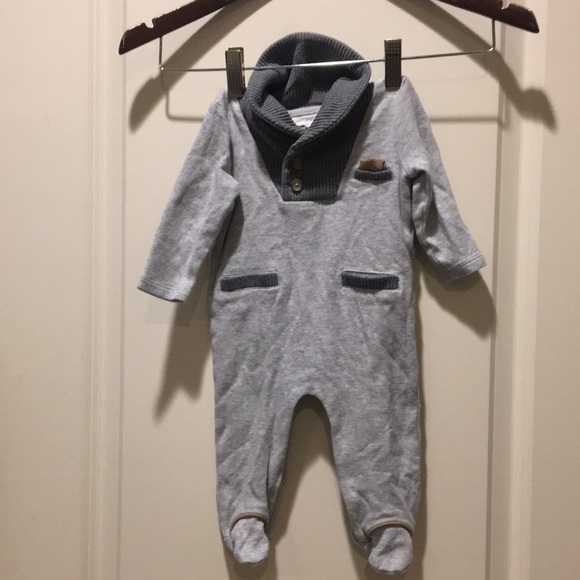 clasix beginnings | One Pieces | Clasix Beginnings Baby Shawl Collar ...